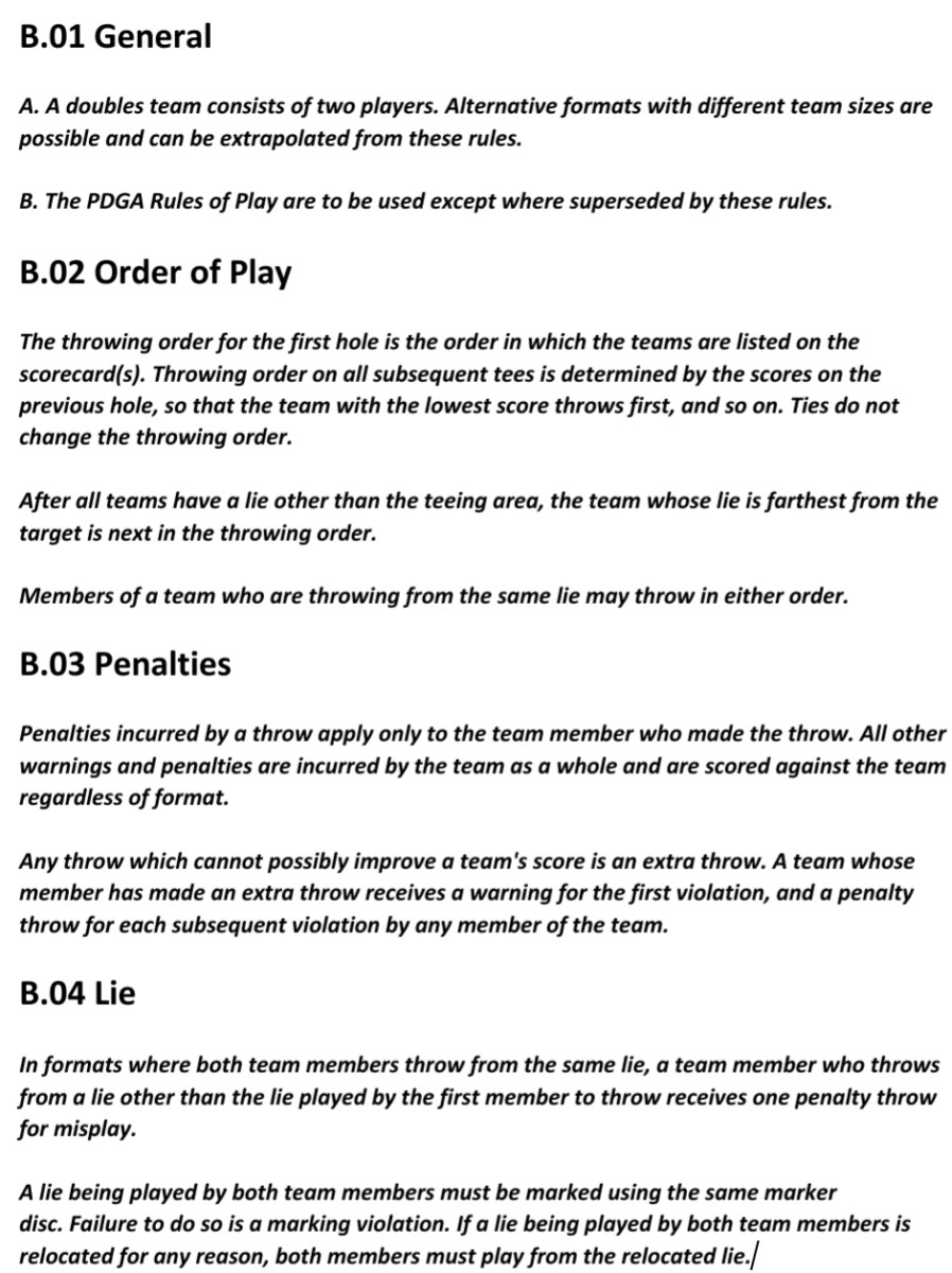 How To Play Doubles Disc Golf The Quick Guide DiscgolfNOW How To Play Doubles Disc Golf The Quick Guide DiscgolfNOW